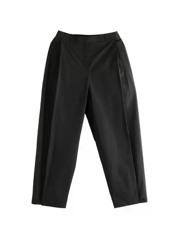 AMOMENTO Pleated Button-cuff Trousers