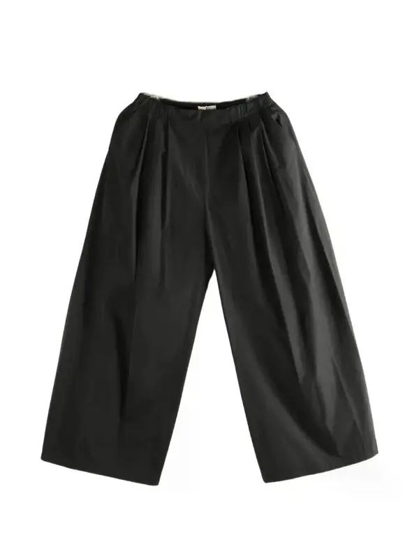 AMOMENTO Pleated Wide-leg Trousers