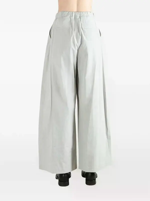 AMOMENTO Pleated Wide-leg Trousers