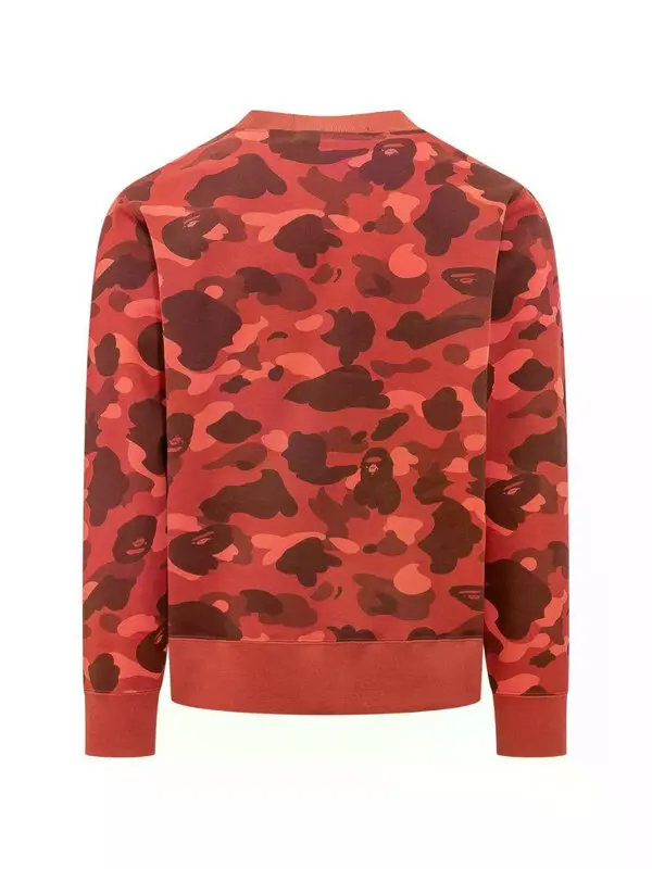A BATHING APE Camouflage-print Logo Sweater
