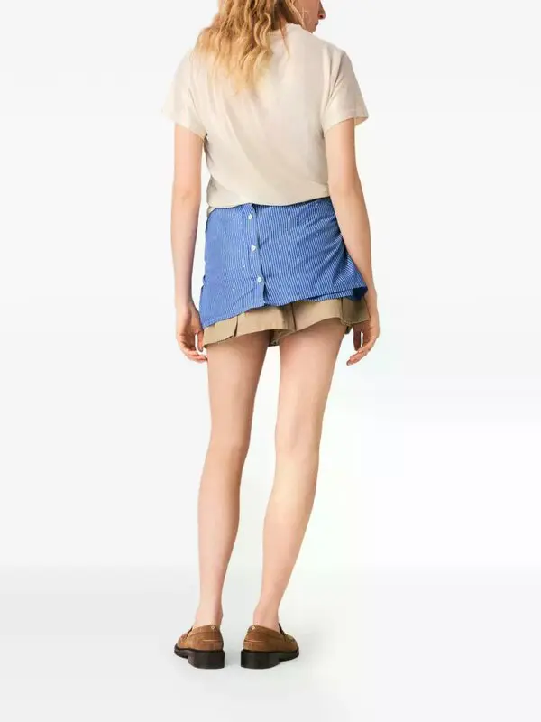 Maje Metallic-finish T-shirt