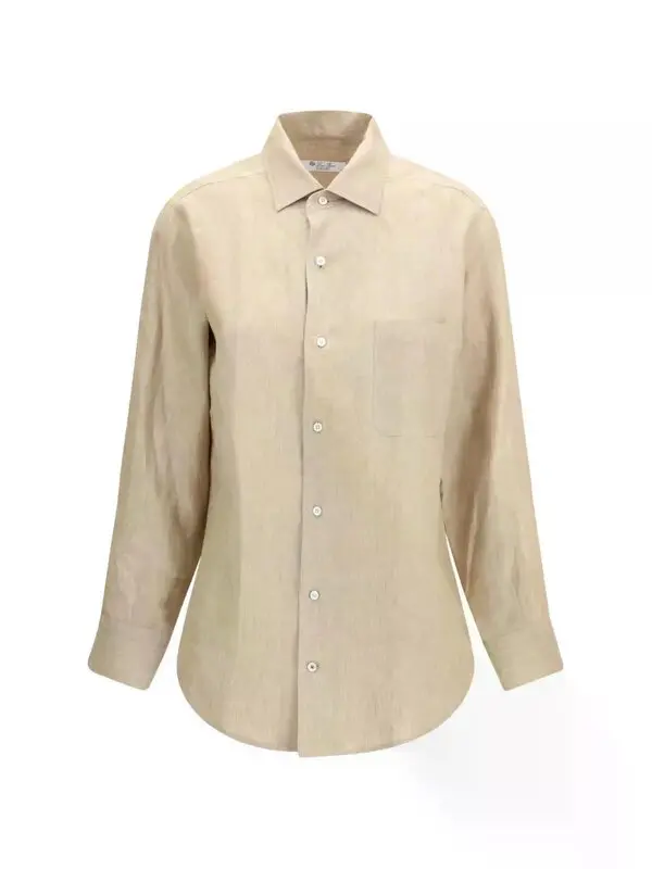 Loro Piana André Chest-pocket Linen Shirt