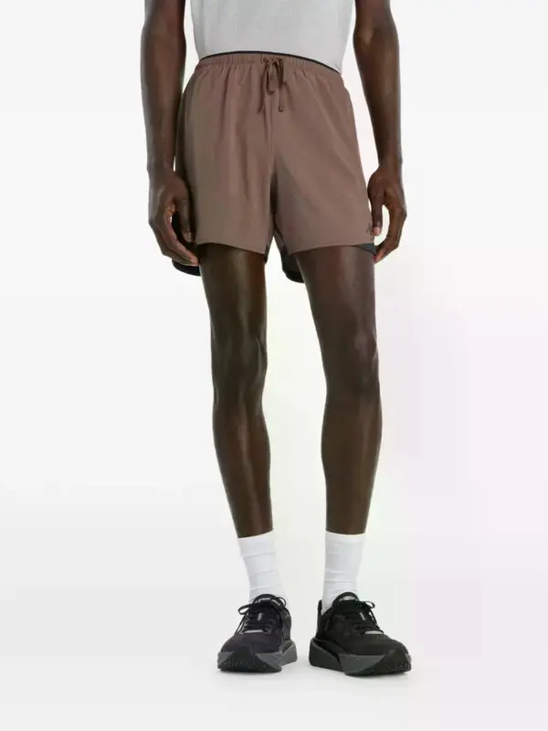 NEW BALANCE Rc Essential 5 Shorts - Brown