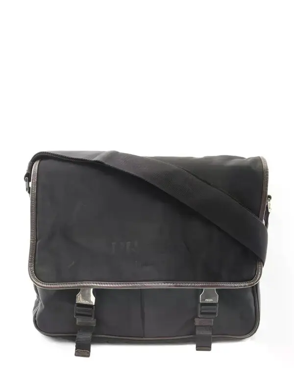 Prada 2000s Saffiano Leather Messenger Bag