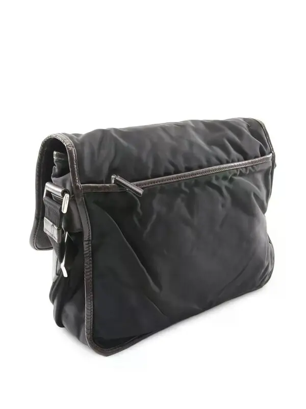 Prada 2000s Saffiano Leather Messenger Bag