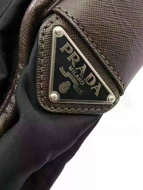 Prada 2000s Saffiano Leather Messenger Bag