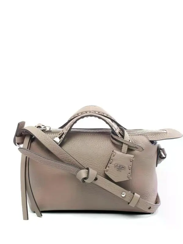 Fendi The Selleria Mini Satchel Bag - Neutrals