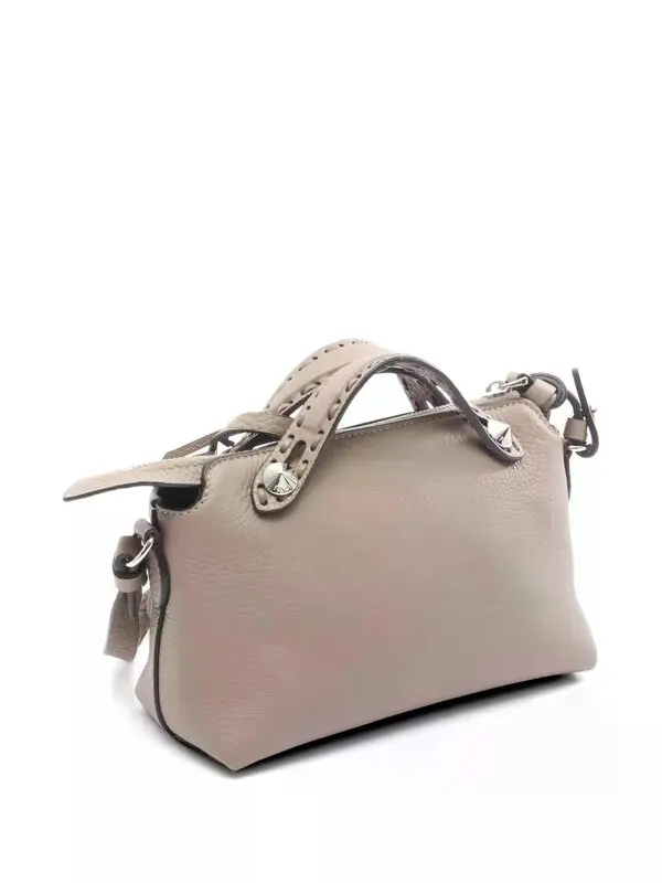 Fendi The Selleria Mini Satchel Bag - Neutrals