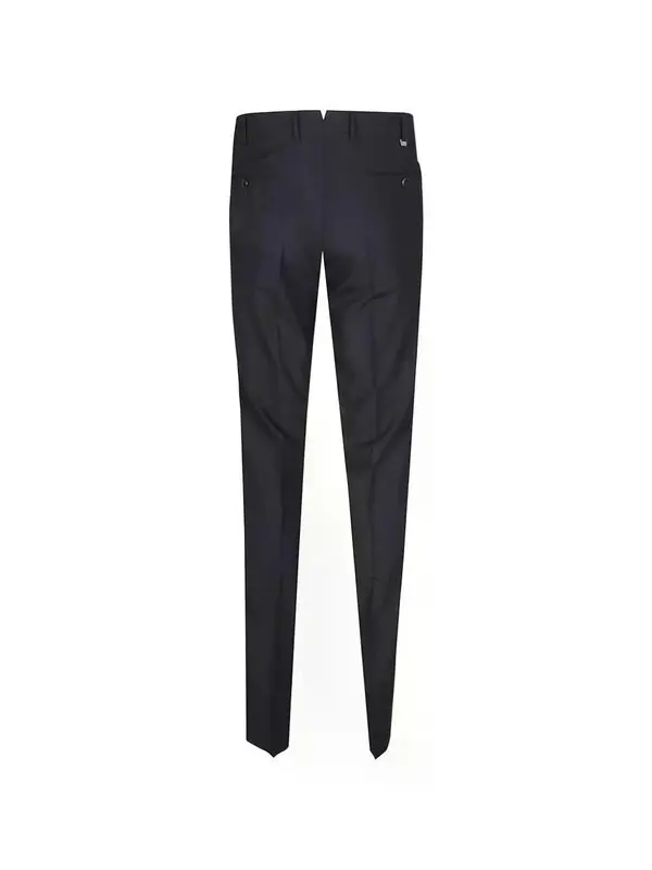 PT TORINO Pressed-crease Wool Trousers