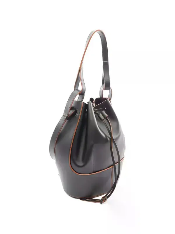 Loewe 2010s Medium Balloon Bucket Bag - Black