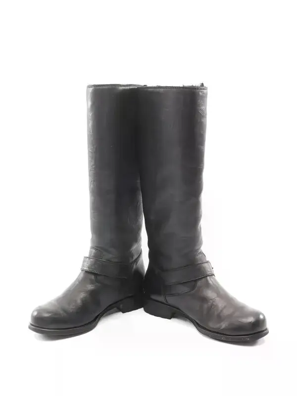 JIMMY CHOO Leather Engineer Boots