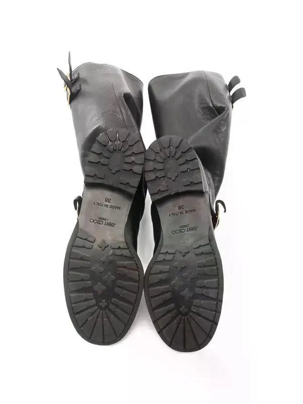 JIMMY CHOO Leather Engineer Boots