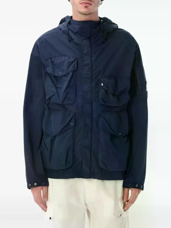 C.P. COMPANY Hooded Jacket With Lens Logo Detail