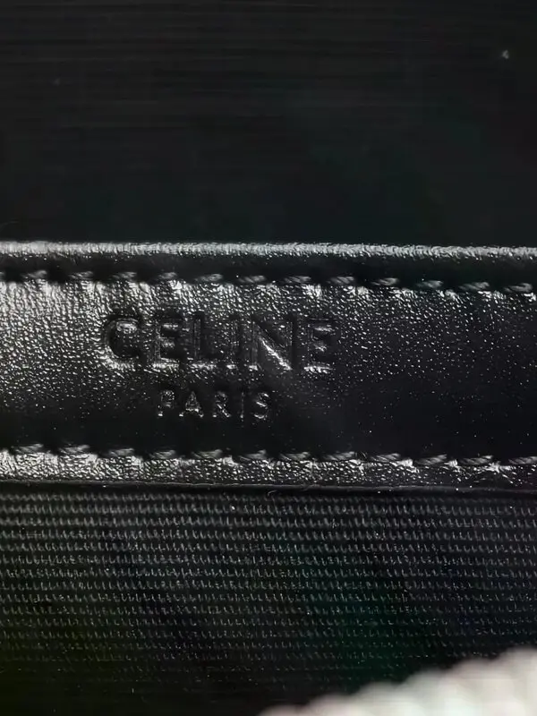 Celine Triomphe Cross Body Bag - Black