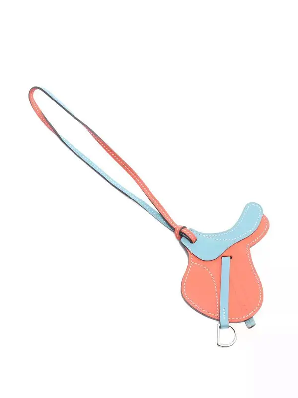 Hermès 2010s Saddle Bag Charm - Blue