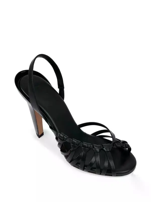 Chloé Estra Heeled Sandals - Black