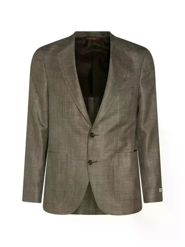 Canali Single-breasted Blazer - Brown