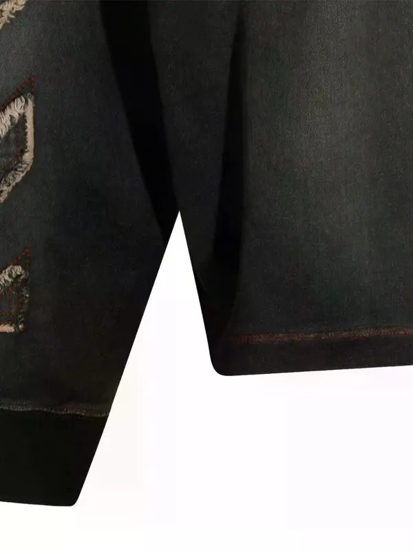 Off-White Diagonals Frayed Hoodie