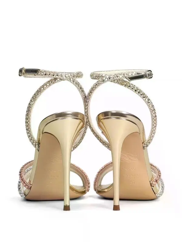 Casadei Andromeda Crystal-embellished Sandals