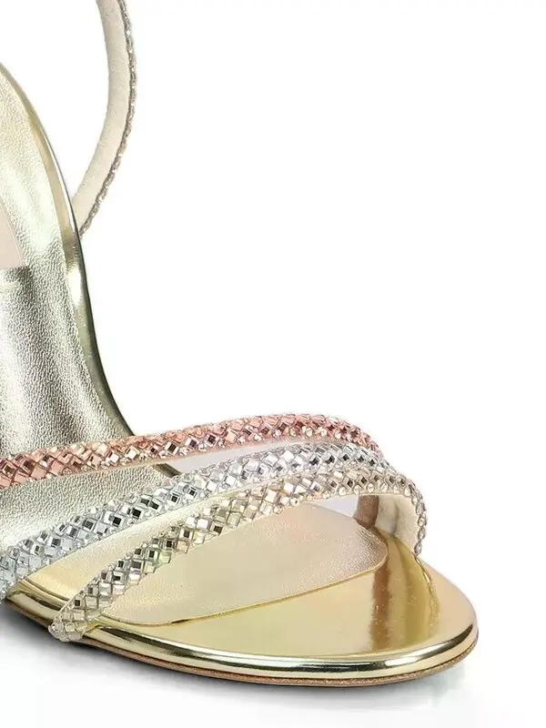 Casadei Andromeda Crystal-embellished Sandals