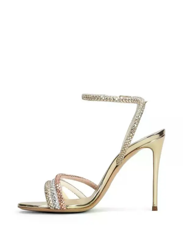 Casadei Andromeda Crystal-embellished Sandals