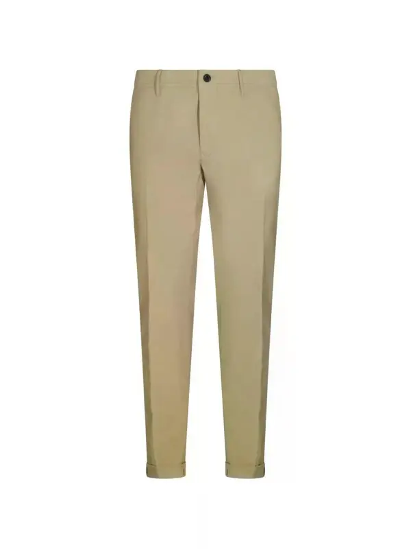 Incotex Pressed-crease Turn-up Trousers