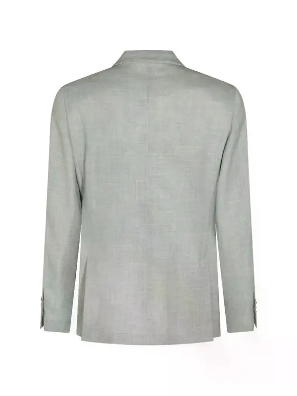 LARDINI Double-breasted Blazer - Grey