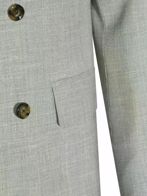 LARDINI Double-breasted Blazer - Grey