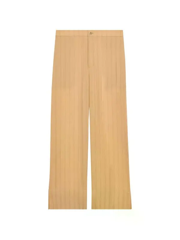 Saint Laurent Pinstriped Wide-leg Trousers