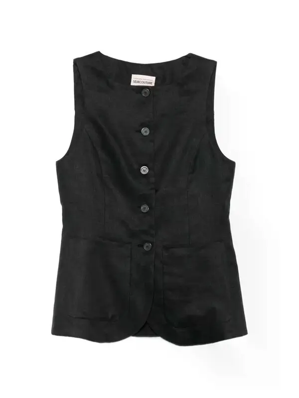 SEMICOUTURE Button-up Waistcoat