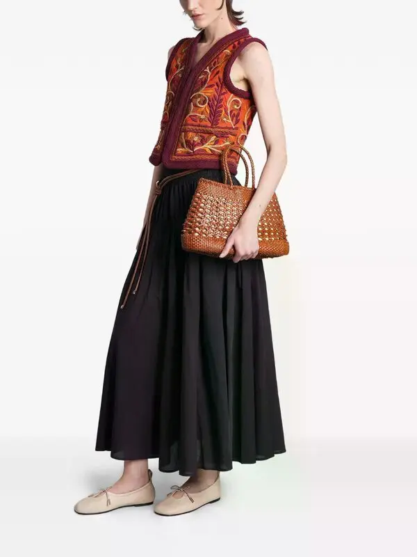 Antik Batik Smocked Tiered Maxi Skirt