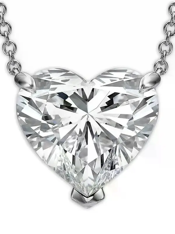 TILLA Solitaire Diamond Heart Pendant Necklace