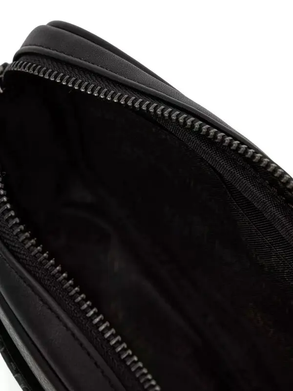 Guess Monogram-print Quilted Messenger Bag