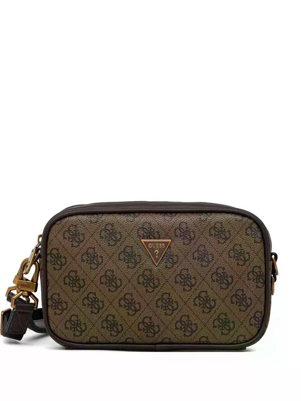 Guess Milano Monogram Shoulder Bag - Brown