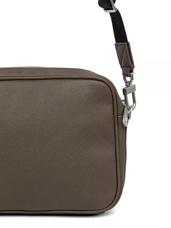 Guess Milano Mini Logo-plaque Messenger Bag - Brown