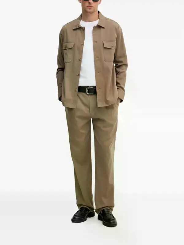 Guess Pleated Twill Trousers