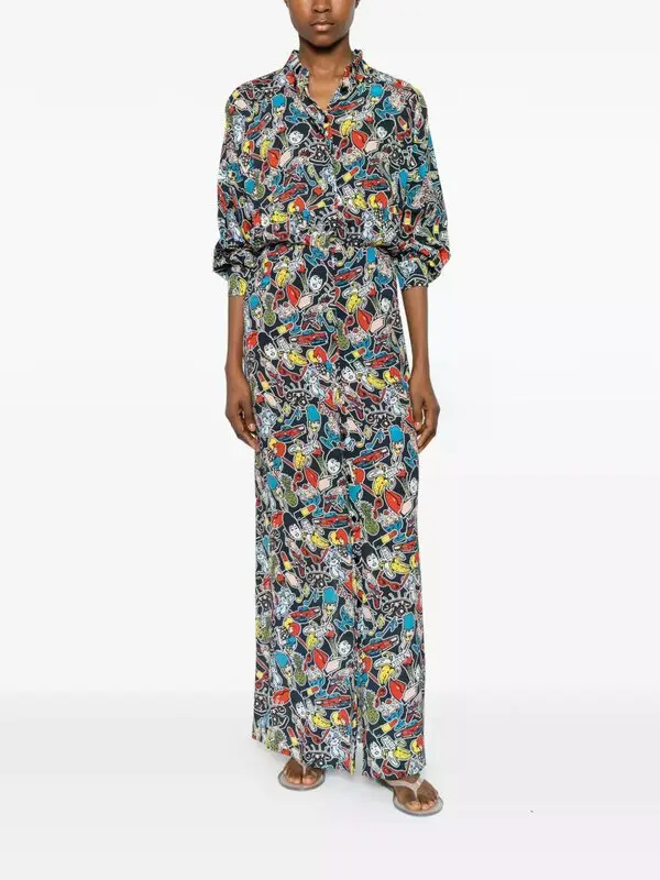 Fiorucci Graphic-print Maxi Dress