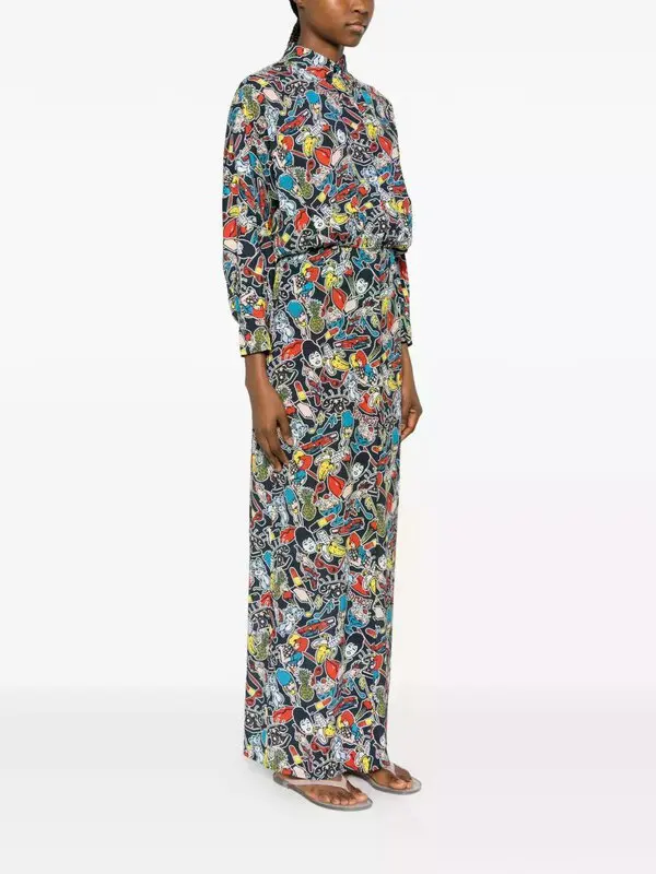 Fiorucci Graphic-print Maxi Dress