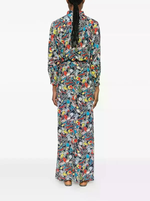Fiorucci Graphic-print Maxi Dress