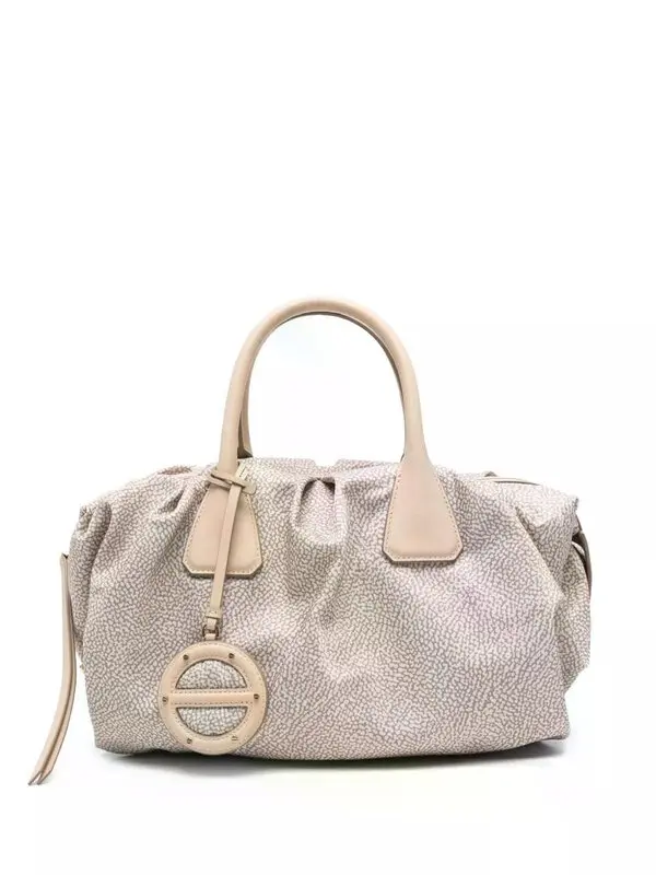Borbonese Medium Vis A Vis Gathered Tote Bag - Neutrals