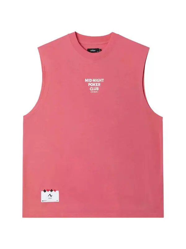 Izzue Graphic-print Sleeveless Top - Pink