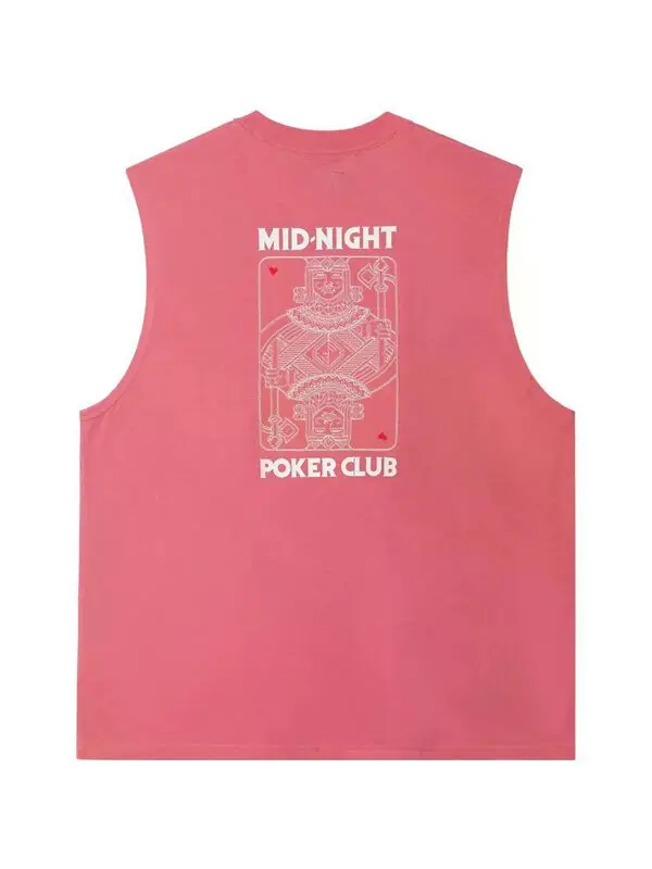 Izzue Graphic-print Sleeveless Top - Pink