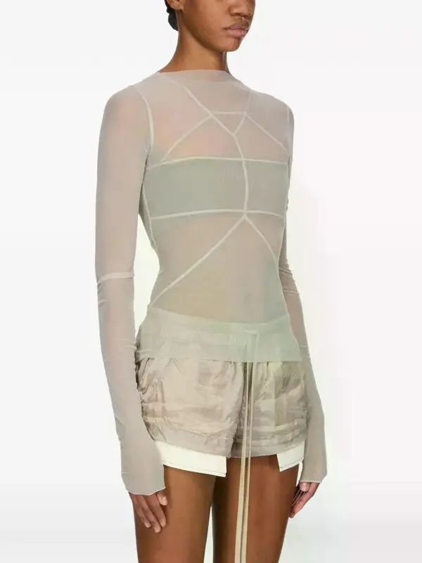 Rick Owens Temple Exposed-seam T-shirt