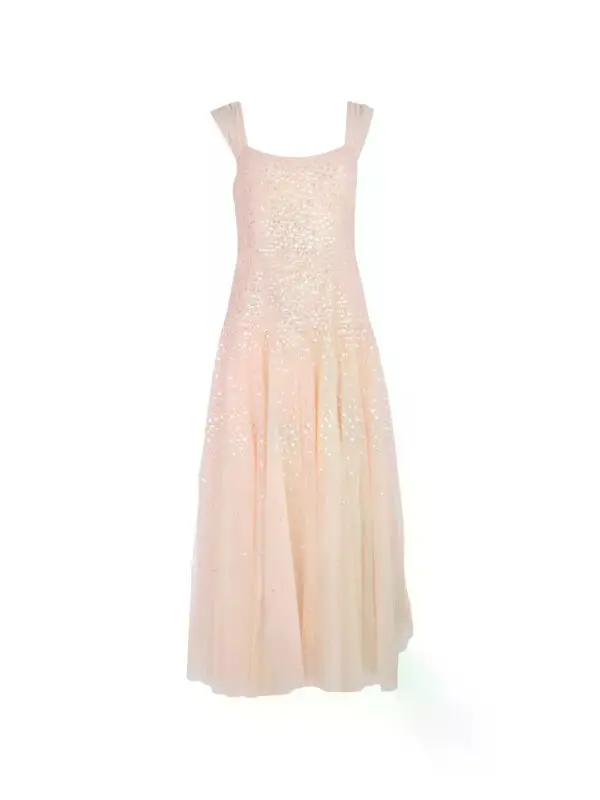 NEEDLE & THREAD Sequin-embellished Gown - Pink