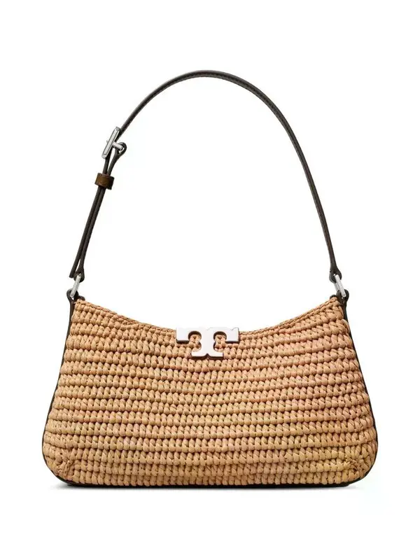 Tory Burch Eleanor Raffia Slim Shoulder Bag