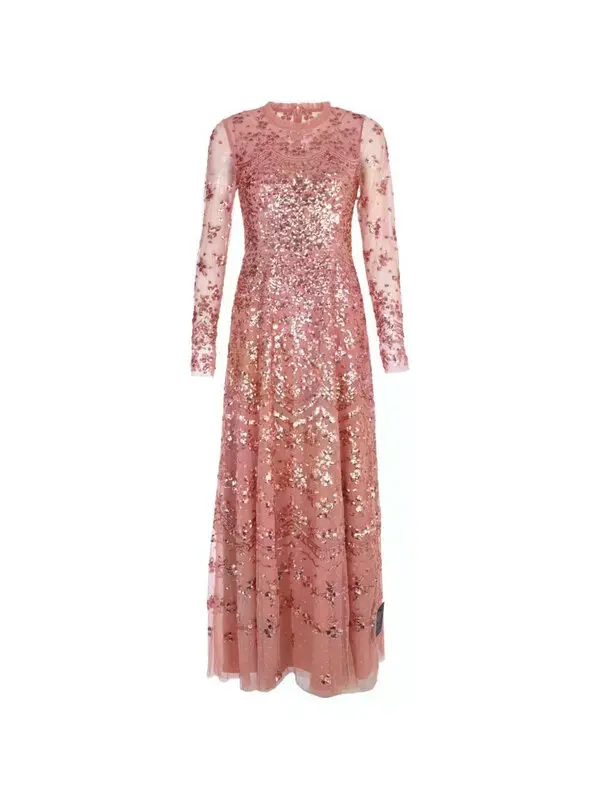 NEEDLE & THREAD Freya Sequin-embellished Gown