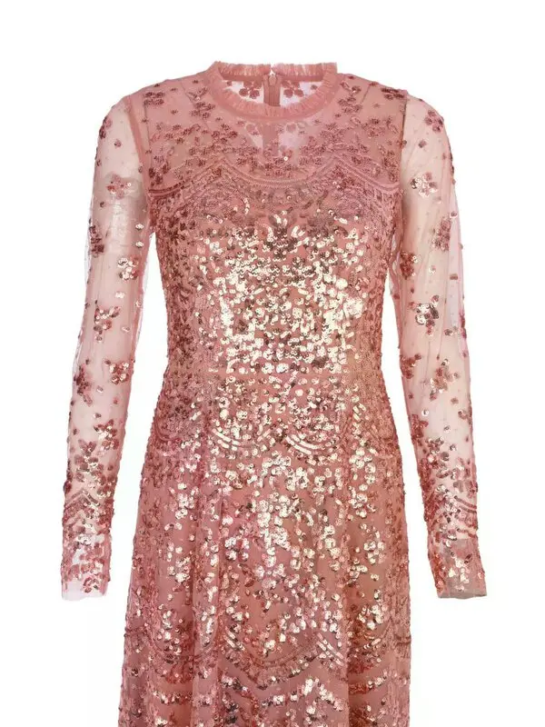 NEEDLE & THREAD Freya Sequin-embellished Gown
