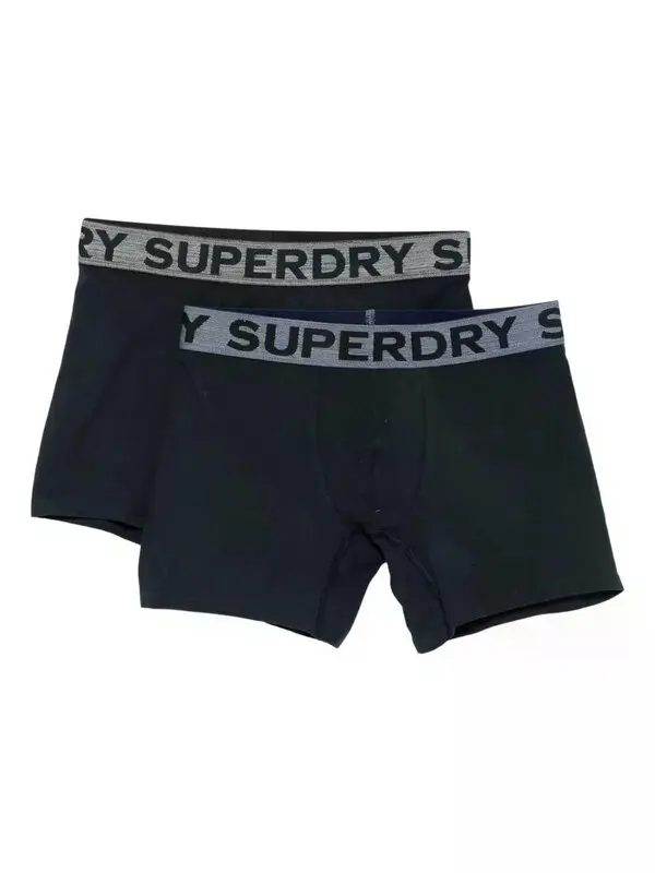 Superdry Logo-waistband Briefs - Blue