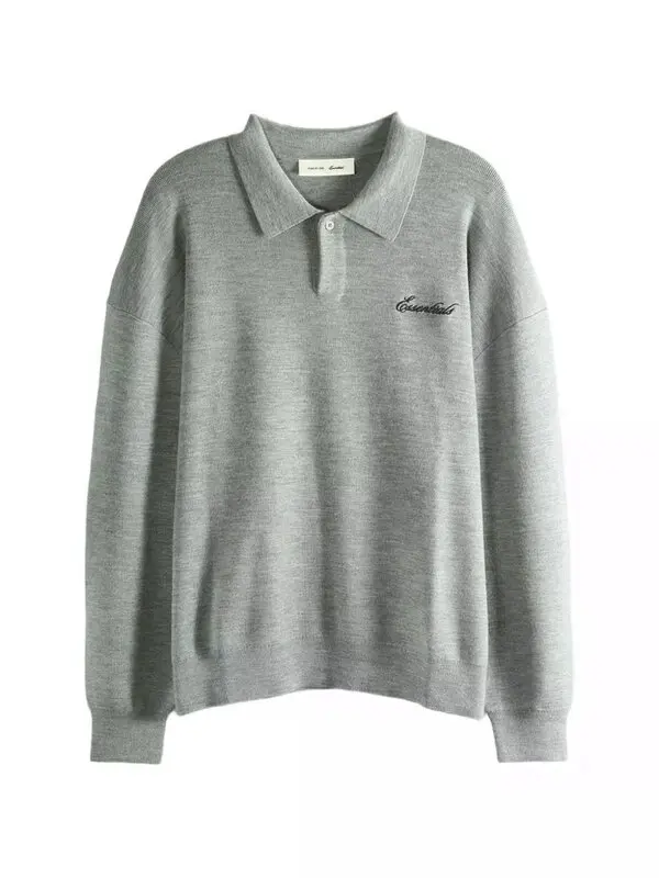Fear Of God Signature 90's Polo Shirt - Grey
