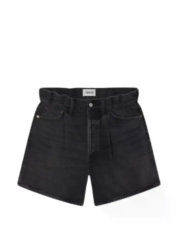 AGOLDE Lyonne High-waisted Shorts - Black